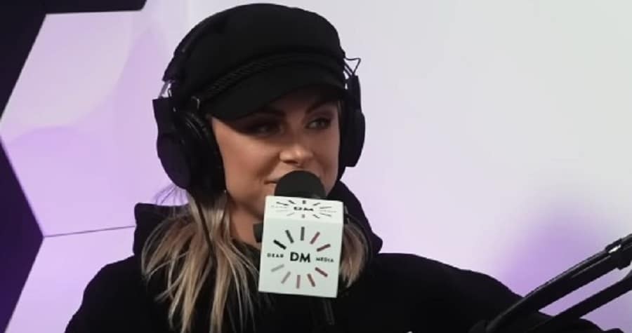 'VPR' Lala Kent Stuns In Multicolored Blue Strapless Gown