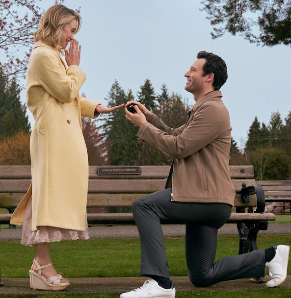 Hallmark's 'The Wedding Contract' Stars Becca Tobin, Jake Epstein